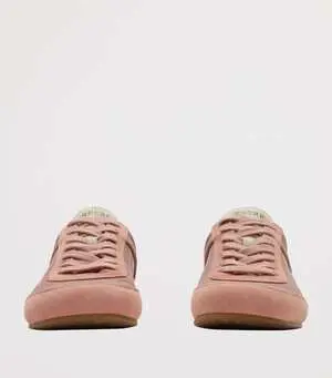 Burberry Leather Knight Runner Sneakers - Beige