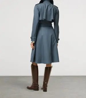 Burberry Long Tropical Gabardine Pembury Trench Coat