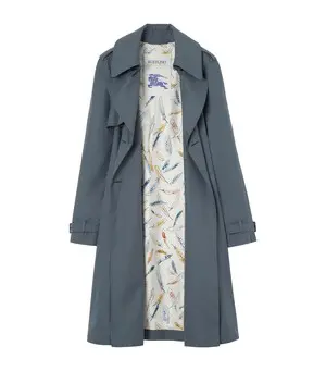 Burberry Long Tropical Gabardine Pembury Trench Coat
