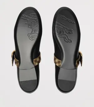 Burberry Leather Robin Ballet Flats