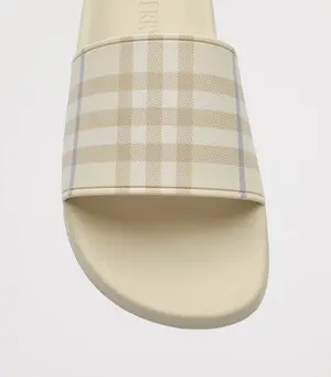 Burberry Check Slides
