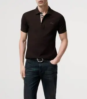 Burberry Cotton Piqué Slim Polo Shirt