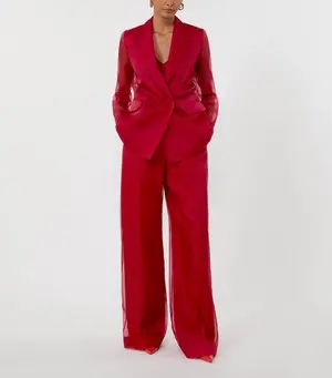 Max Mara Silk Wide-leg Trousers