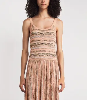 Ulla Johnson Clotilde Knitted Tank Top - Beige