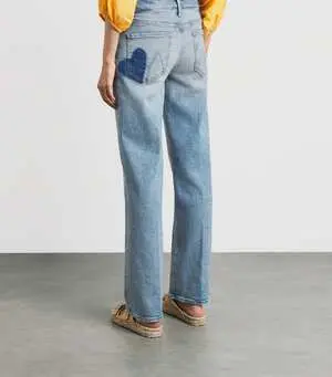 MOTHER The Zip Rambler Skimp Mid-rise Jeans