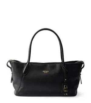 Prada Large Leather Tote Bag