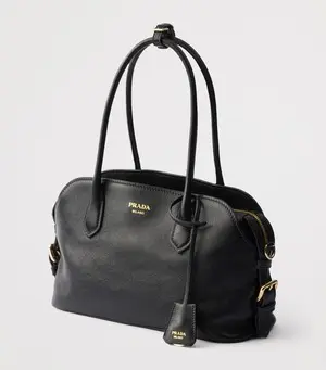 Prada Medium Leather Tote Bag