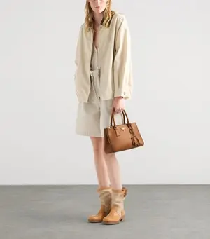 Prada Medium Leather Galleria Top-handle Bag