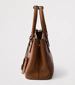 Prada Medium Leather Galleria Top-handle Bag