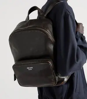 Prada Distressed Nappa Lambskin Backpack
