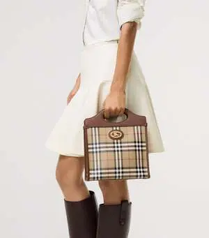 Burberry Mini Canvas Pocket Bag