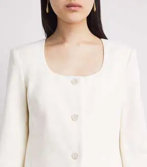 Paige Edina Blazer With Scoop Neckline