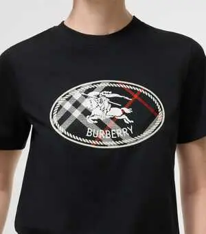 Burberry Cotton Check Ekd T-shirt