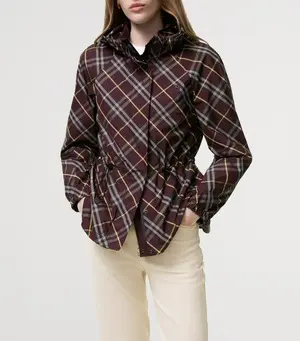 Burberry Reversible Checked Hooded Jacket