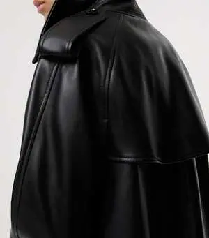 Burberry Leather Mayfair Jacket