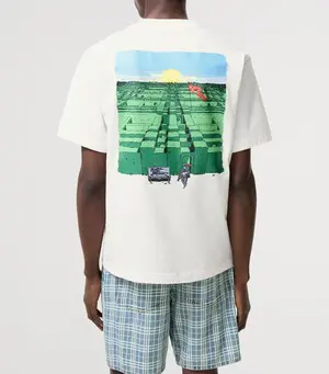 Burberry Cotton Maze Print T-shirt