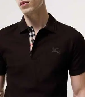 Burberry Cotton Piqué Slim Polo Shirt - Brown