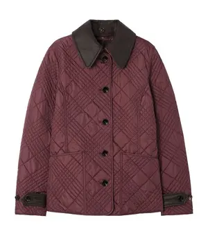 Burberry Quilted Fernleigh Jacket - Red