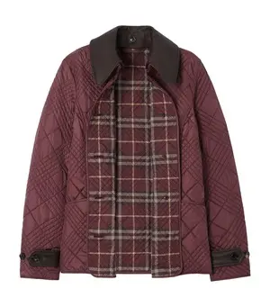 Burberry Quilted Fernleigh Jacket - Red