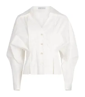 Palmer//harding Cotton Honesty Opens Shirt - White