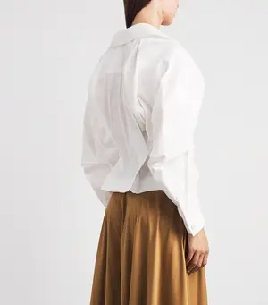 Palmer//harding Cotton Honesty Opens Shirt - White