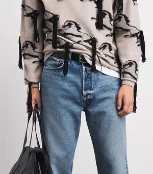 AGOLDE 90s Straight Jeans In Medium Wash