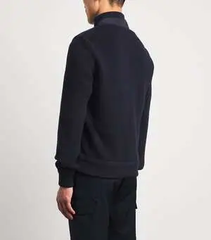 Pal Zileri Goat Suede And Knit Hybrid Jacket