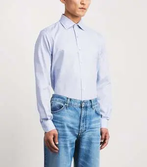 Pal Zileri Cotton Micro-check Shirt