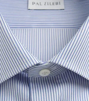 Pal Zileri Cotton Stripe Shirt - Blue