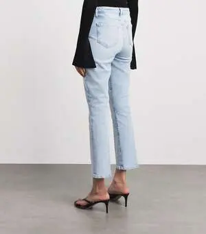 L'Agence Tati Cropped Micro Bootcut Jeans