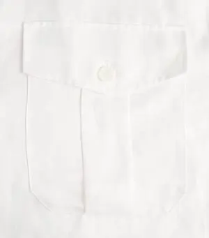 ANINE BING Edith Cropped Shirt - Ivory