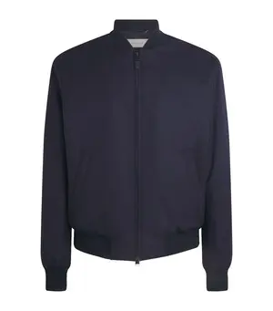 Canali Wool Bomber Jacket