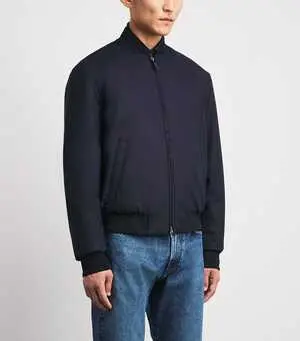Canali Wool Bomber Jacket