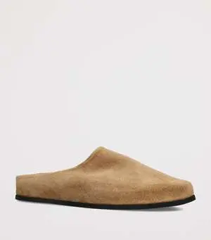 Dear Frances Suede Vico Clogs - Beige