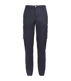 Paul & Shark Virgin Wool Cargo Trousers