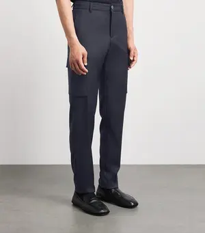 Paul & Shark Virgin Wool Cargo Trousers