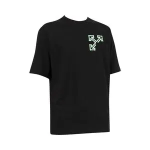 Off-White Tape Arrows Pocket Skate T-shirt /green Fluo