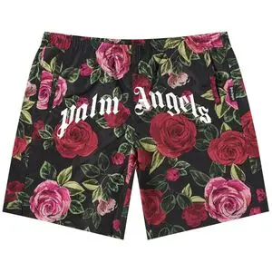 Palm Angels X End Allover Rose Swim Shorts