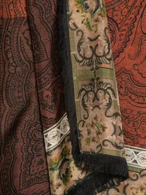 PIERRE-LOUIS MASCIA Printed Silk Scarf