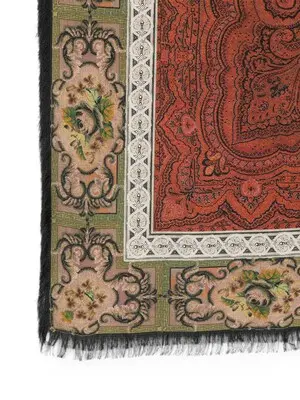PIERRE-LOUIS MASCIA Printed Silk Scarf
