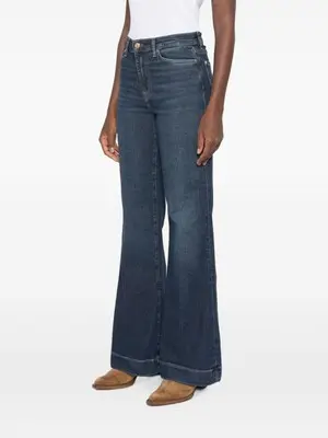 7 For All Mankind Modern Dojo Flare Jeans - Blue