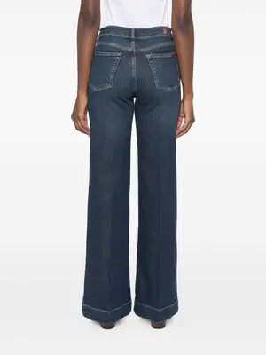 7 For All Mankind Modern Dojo Flare Jeans - Blue