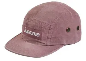Supreme Washed Linen Camp Cap