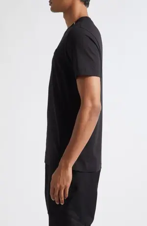 Moncler Logo Patch T-shirt - Black