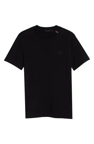 Moncler Logo Patch T-shirt - Black