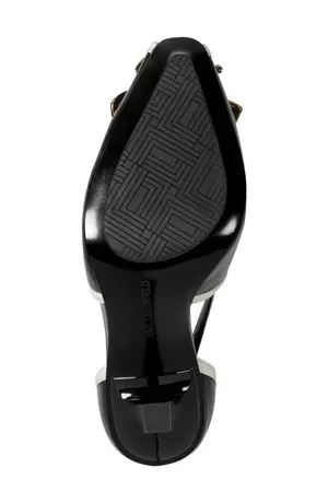 Karl Lagerfeld Paris Lacey Pump With Bow Detailing