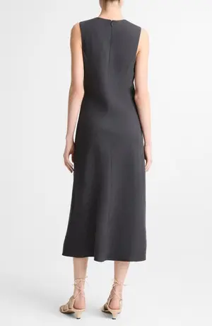 Vince Bias Shell Midi Dress