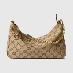 Gucci Lady Lunetta Chain Small Shoulder Bag - Beige