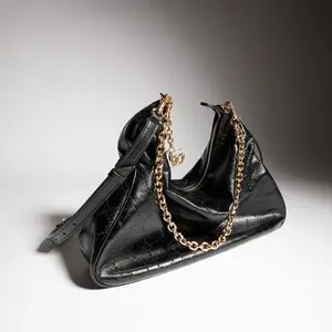 Gucci Lady Lunetta Chain Medium Shoulder Bag Leather