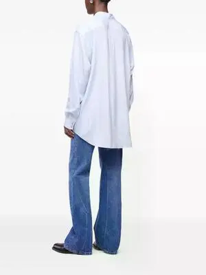 Rabanne Embellished Striped Cotton Shirt